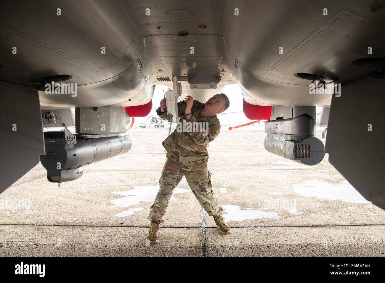 U.S. Air Force Staff Sgt. Alex Henning, 96th Maintenance Squadron crew ...