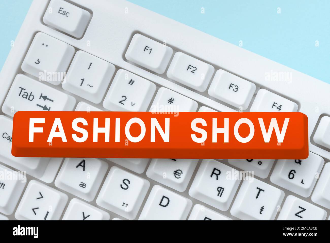 Hand writing sign Fashion Show, Word Written on exibition that involves ...