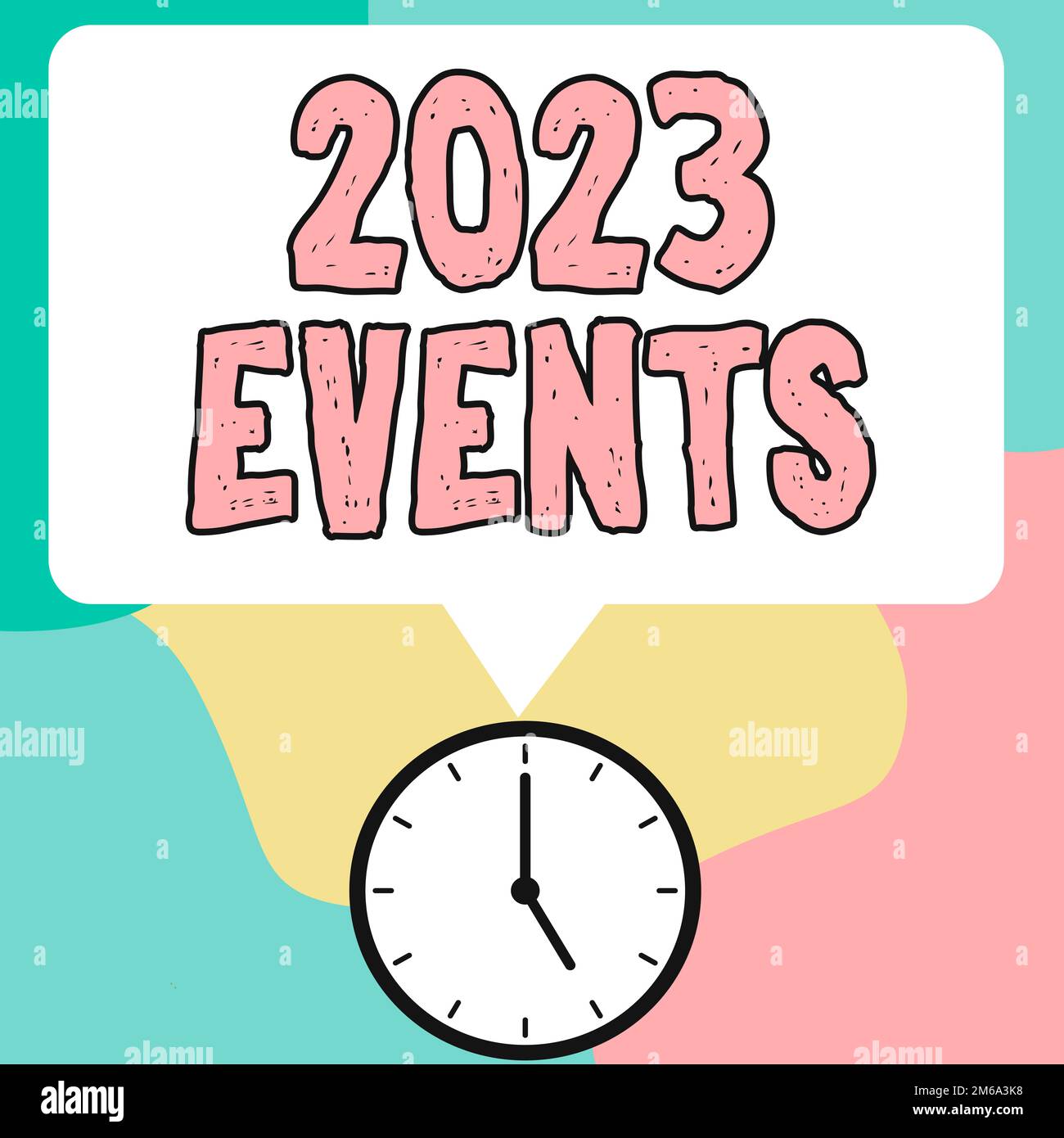 Conceptual display 2023 Events, Business showcase New year celebrations ...