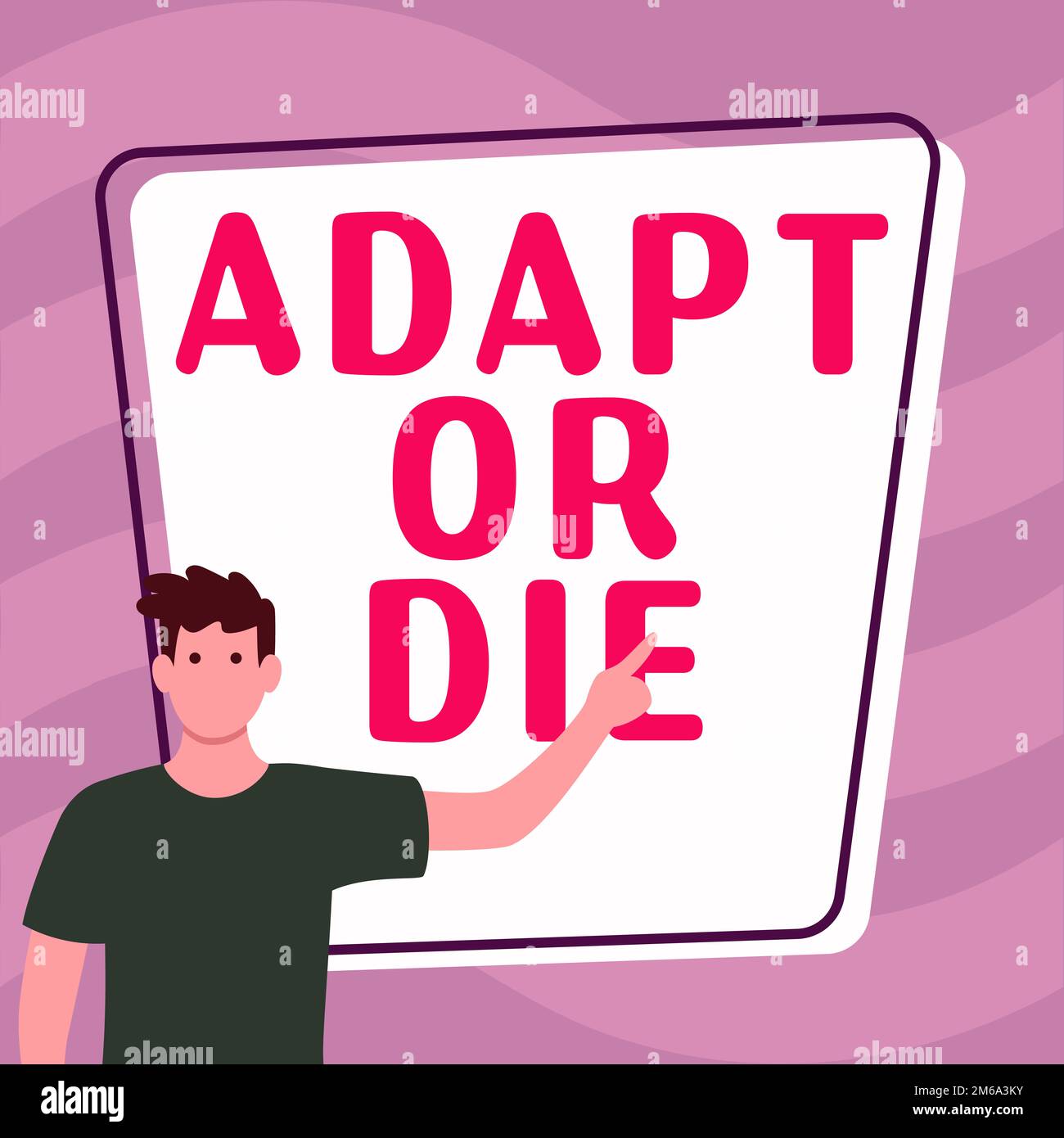 Writing displaying text Adapt Or Die. Conceptual photo Be flexible to ... Writing displaying text Adapt Or Die. Conceptual photo Be flexible to ...