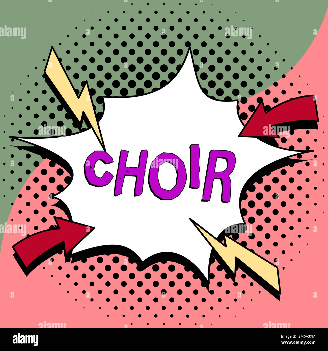 Hand writing sign Choir. Business showcase a group organized to perform ...