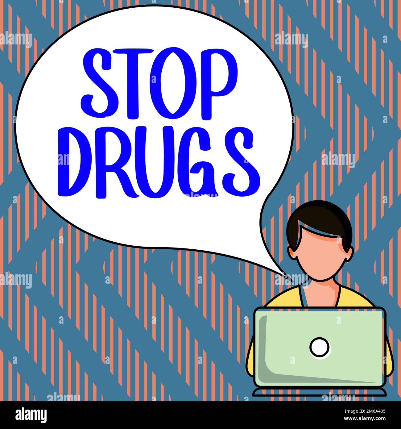 Text sign showing Stop Drugs. Business concept put an end on dependence ...