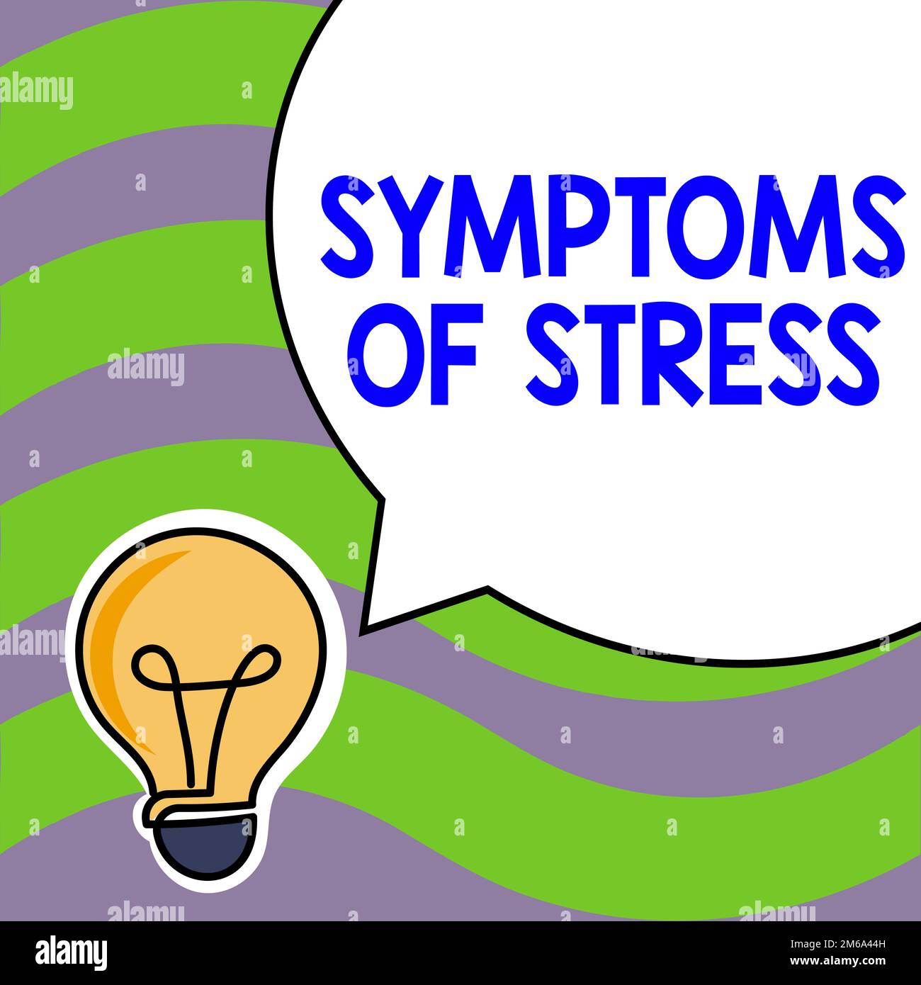 Sign displaying Symptoms Of Stress. Business showcase serving as ...