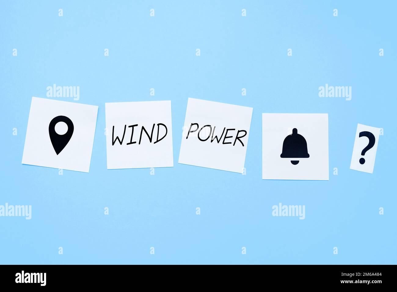 Conceptual caption Wind Power. Word Written on use of air flow to ...