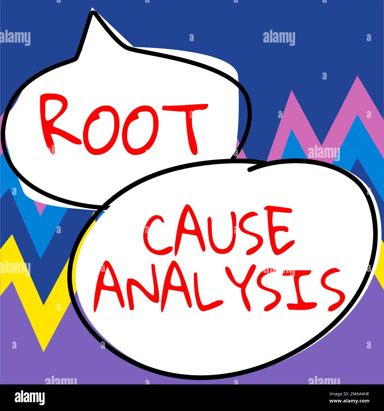 Text caption presenting Root Cause Analysis. Business overview Method of Problem Solving ...