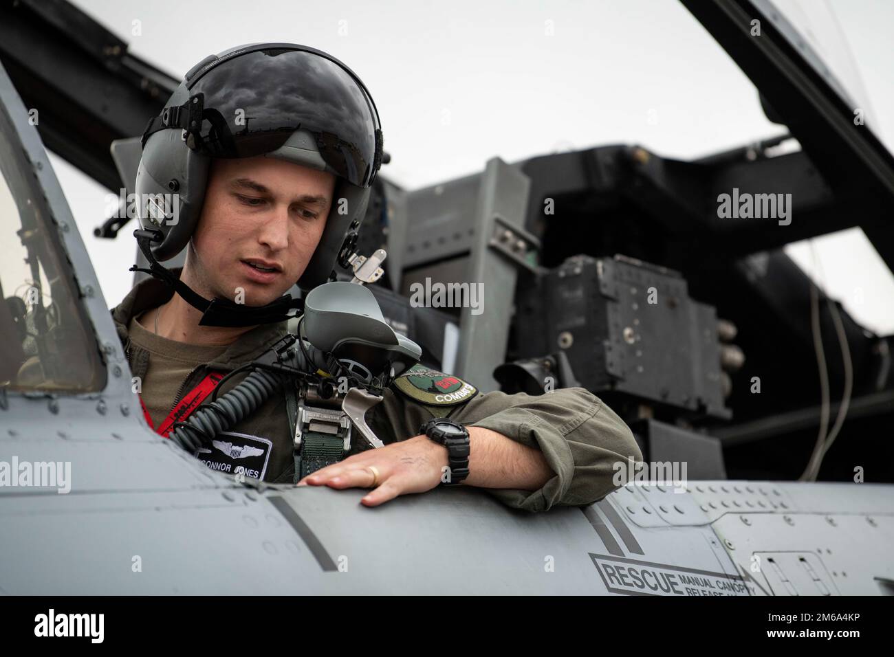 U.S. Air Force 1st Lieutenant Connor Jones, 75th Fighter Squadron pilot ...