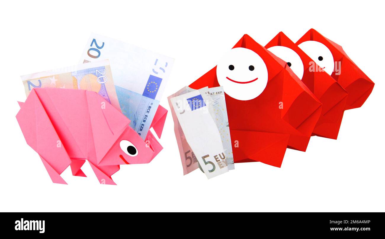 Conceptual image of money / earnings Stock Photo - Alamy