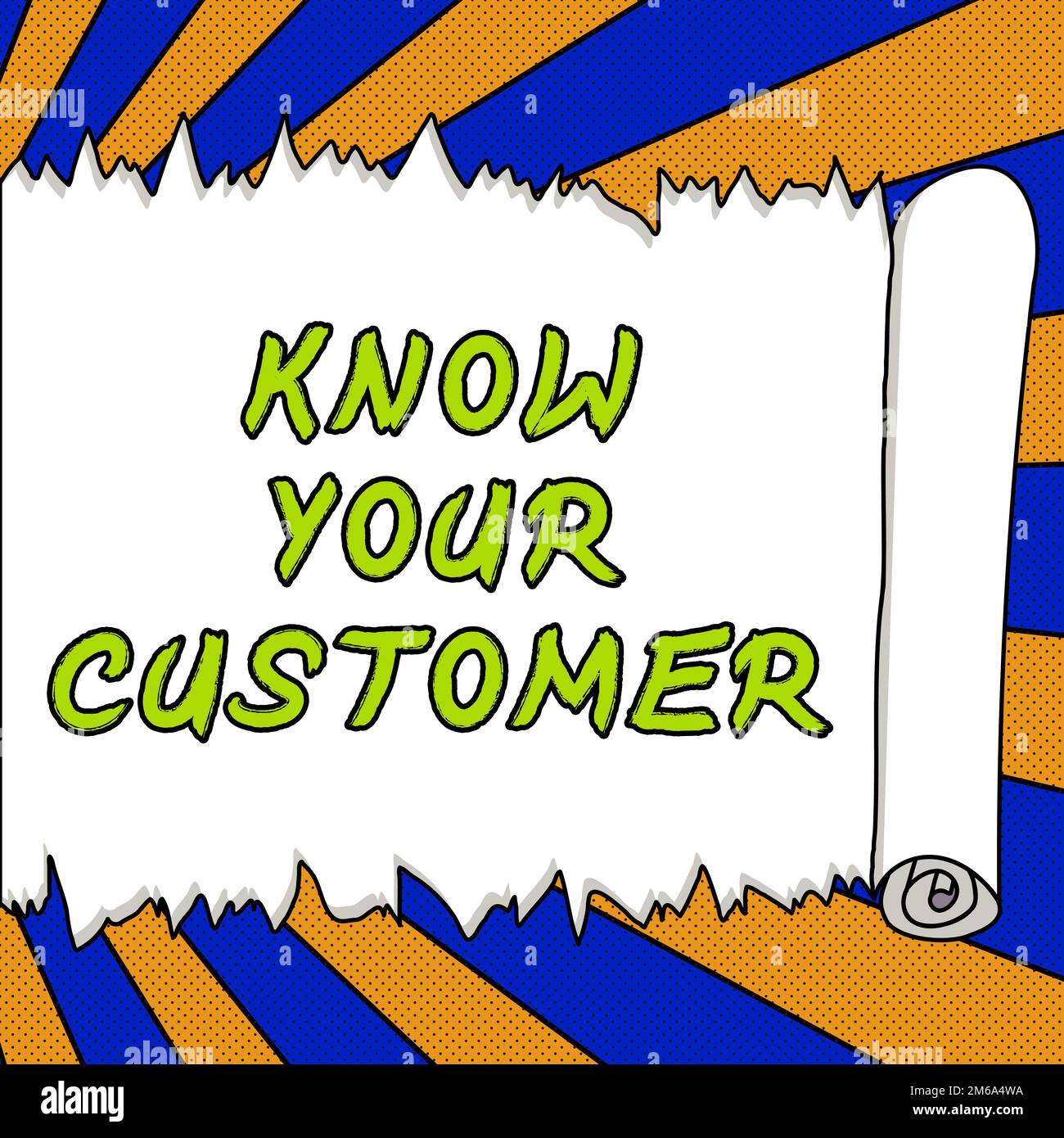 Writing displaying text Know Your Customer. Conceptual photo Marketing ...