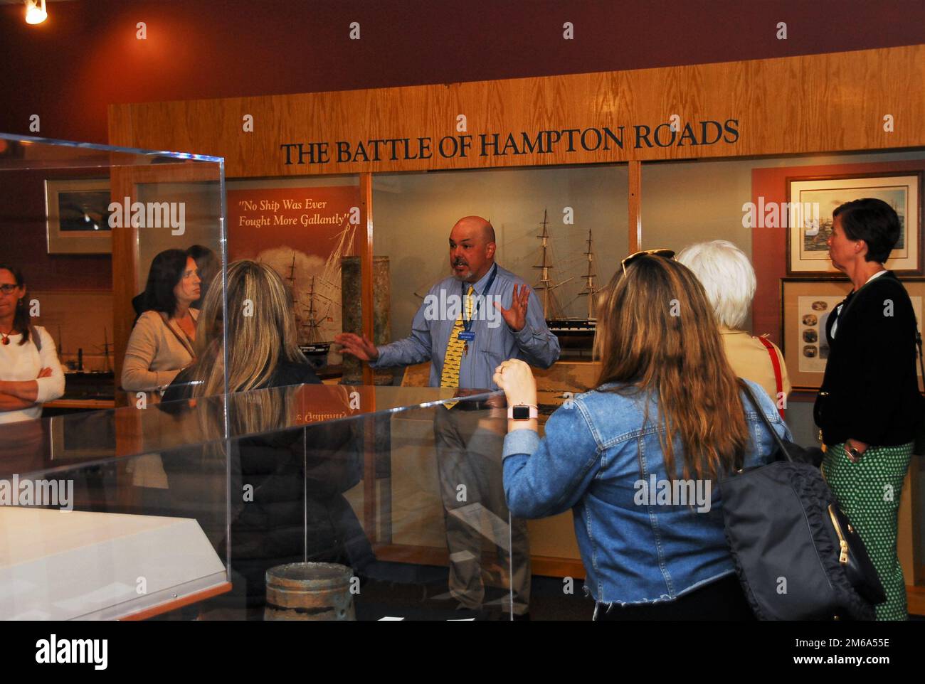 Zach Smyers, a Museum Educator at the Hampton Roads Naval Museum ...