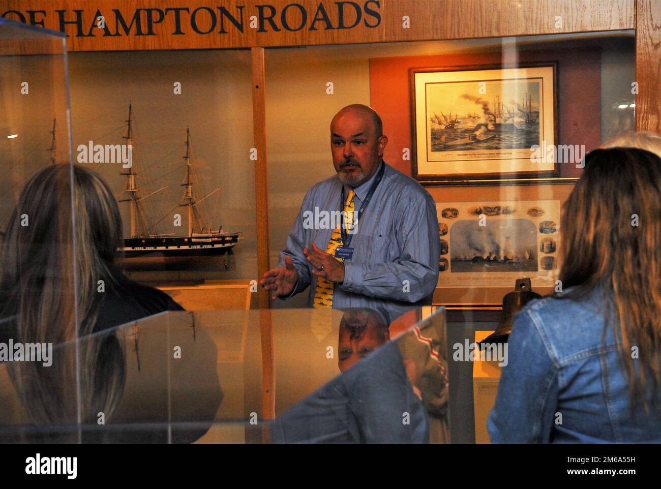 Zach Smyers, a Museum Educator at the Hampton Roads Naval Museum ...