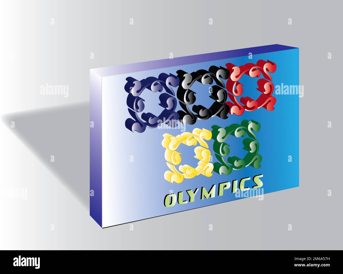 Olympic lettering hi-res stock photography and images - Alamy