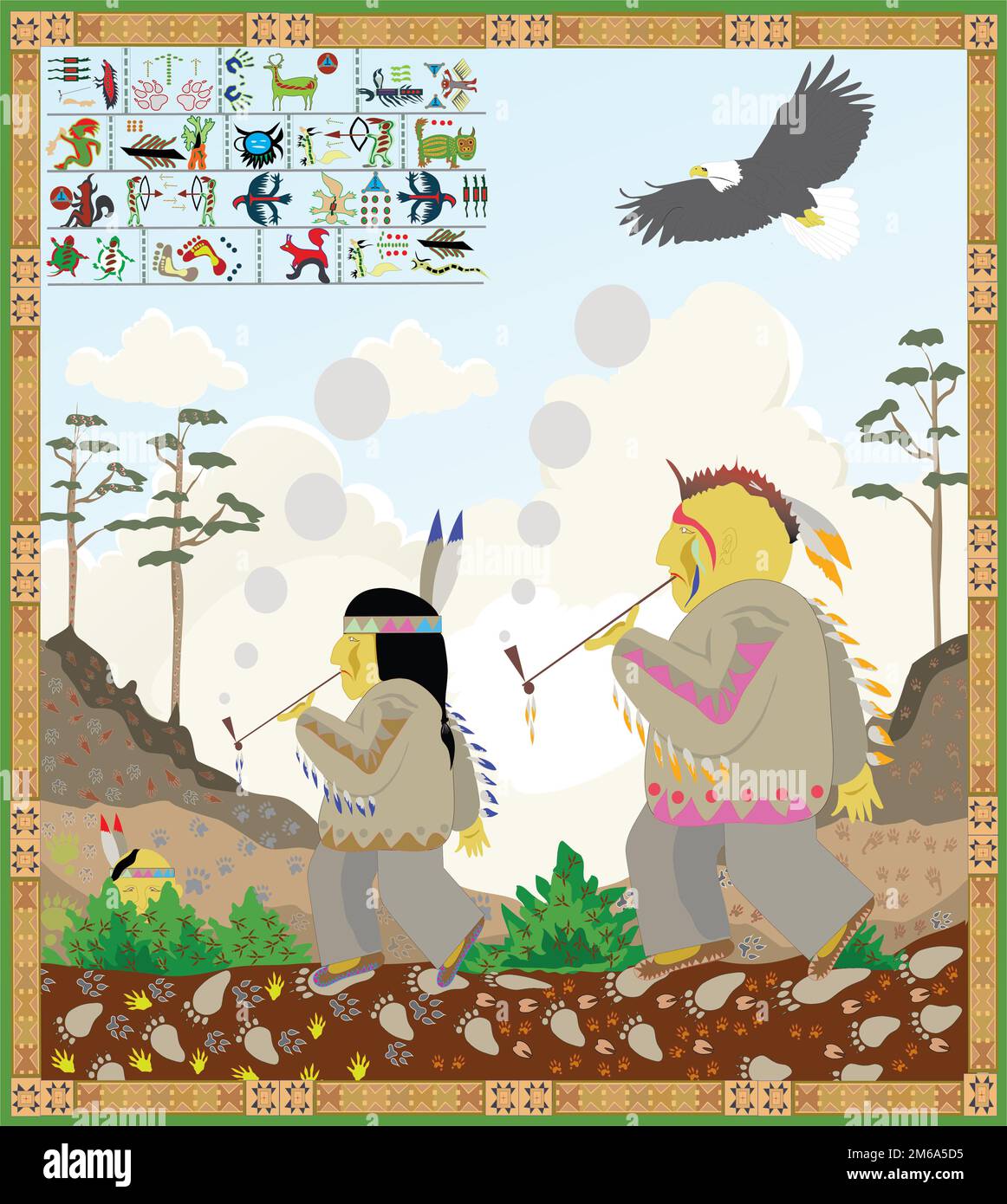 Symbols of the indians hi-res stock photography and images - Alamy