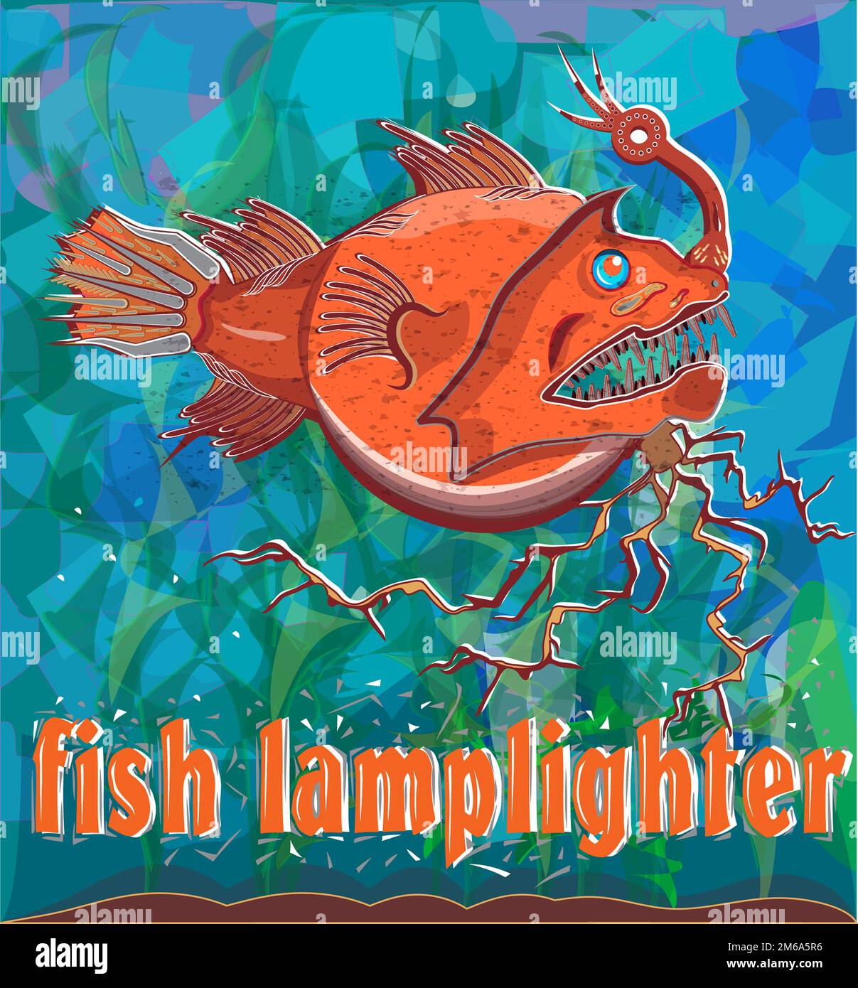 Fish lamplighter Stock Photo - Alamy
