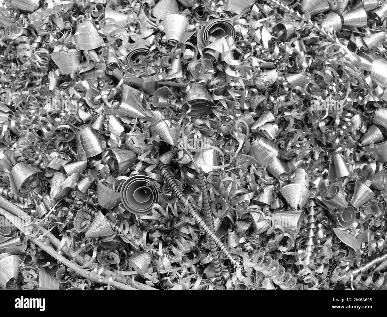 Metal chip / shavings Stock Photo - Alamy