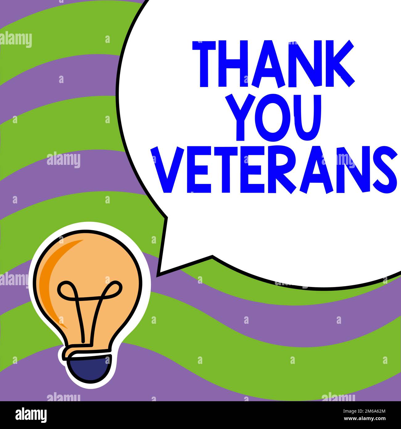Handwriting text Thank You Veterans. Conceptual photo Expression of ...