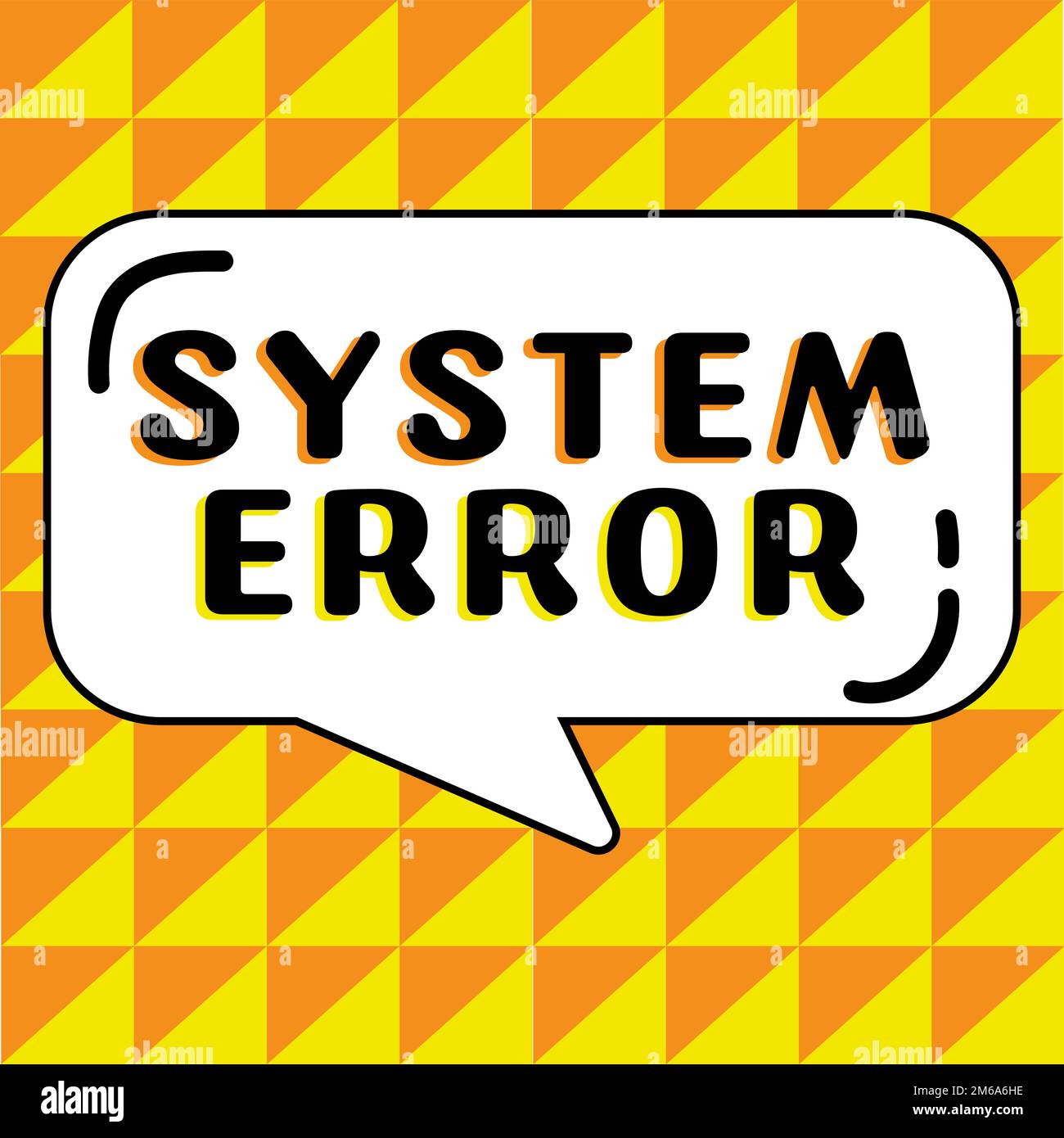 Sign displaying System Error, Conceptual photo Technological failure ...
