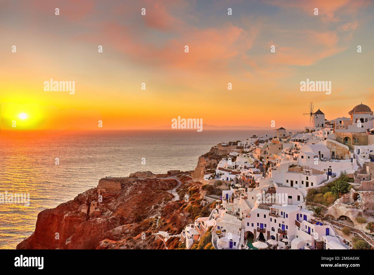 Chapel greece sunset hi-res stock photography and images - Alamy