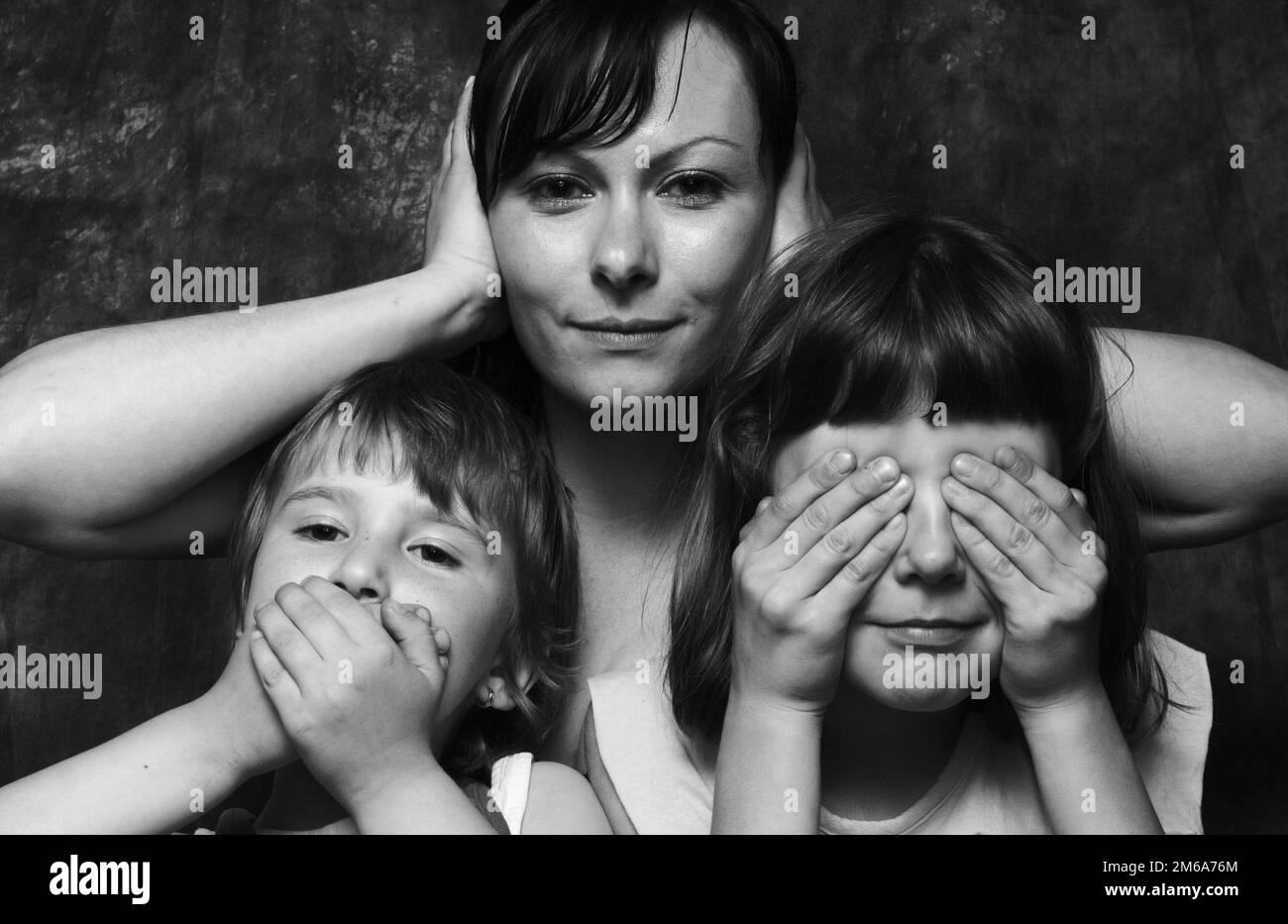 Not to see, not hear, not speak Stock Photo - Alamy