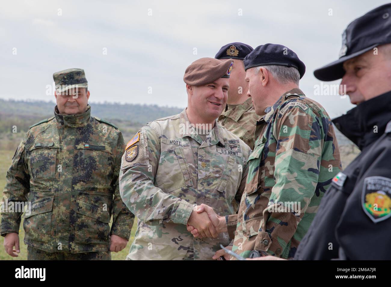 U.S. Army Maj. Kevin Mott, commander, Charlie Company, 2nd Infantry ...