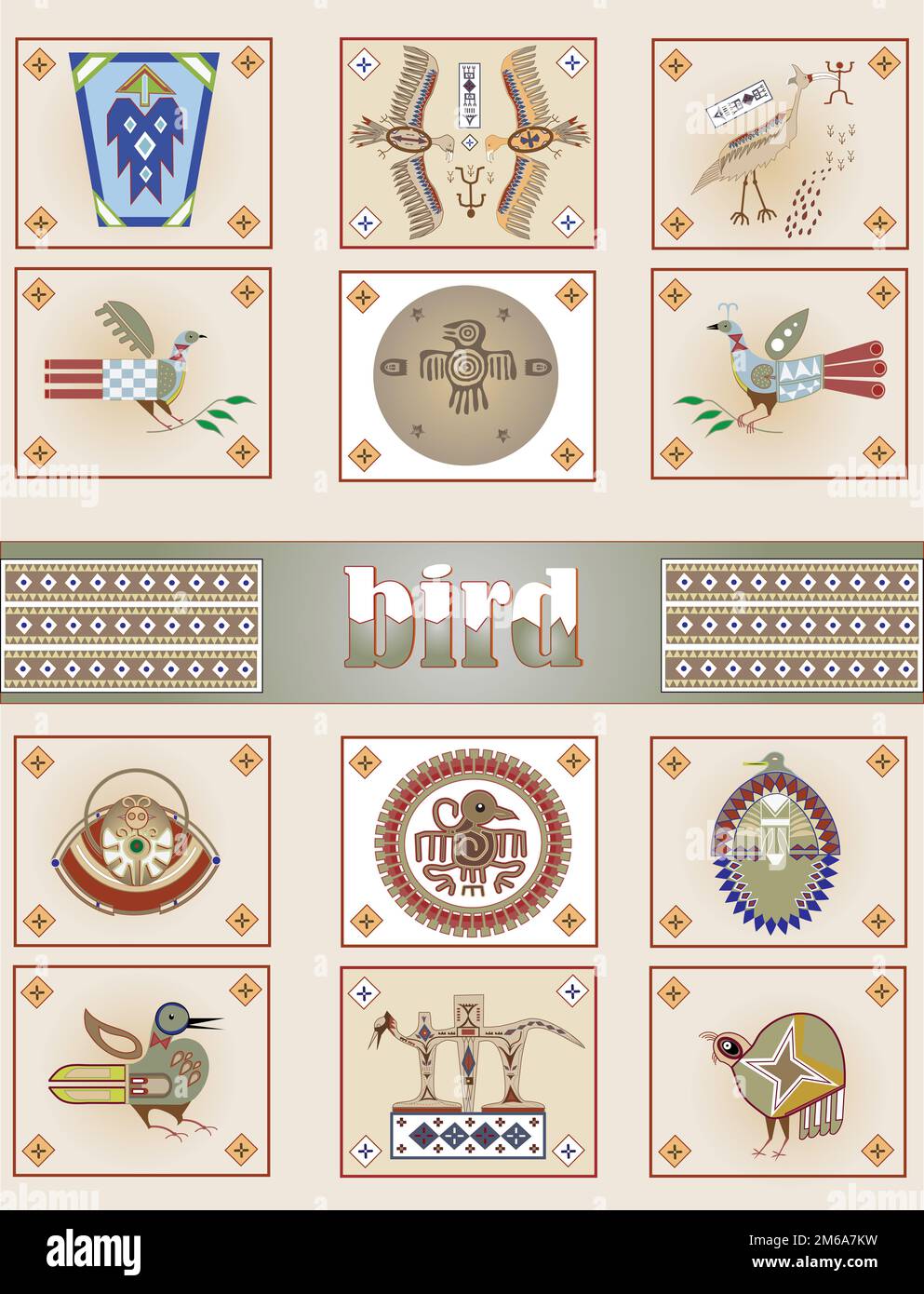 American Indian bird Stock Photo - Alamy