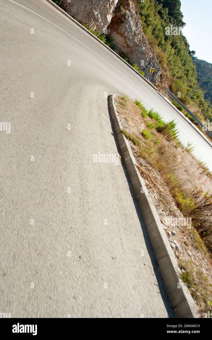 View of deserted road hi-res stock photography and images - Alamy