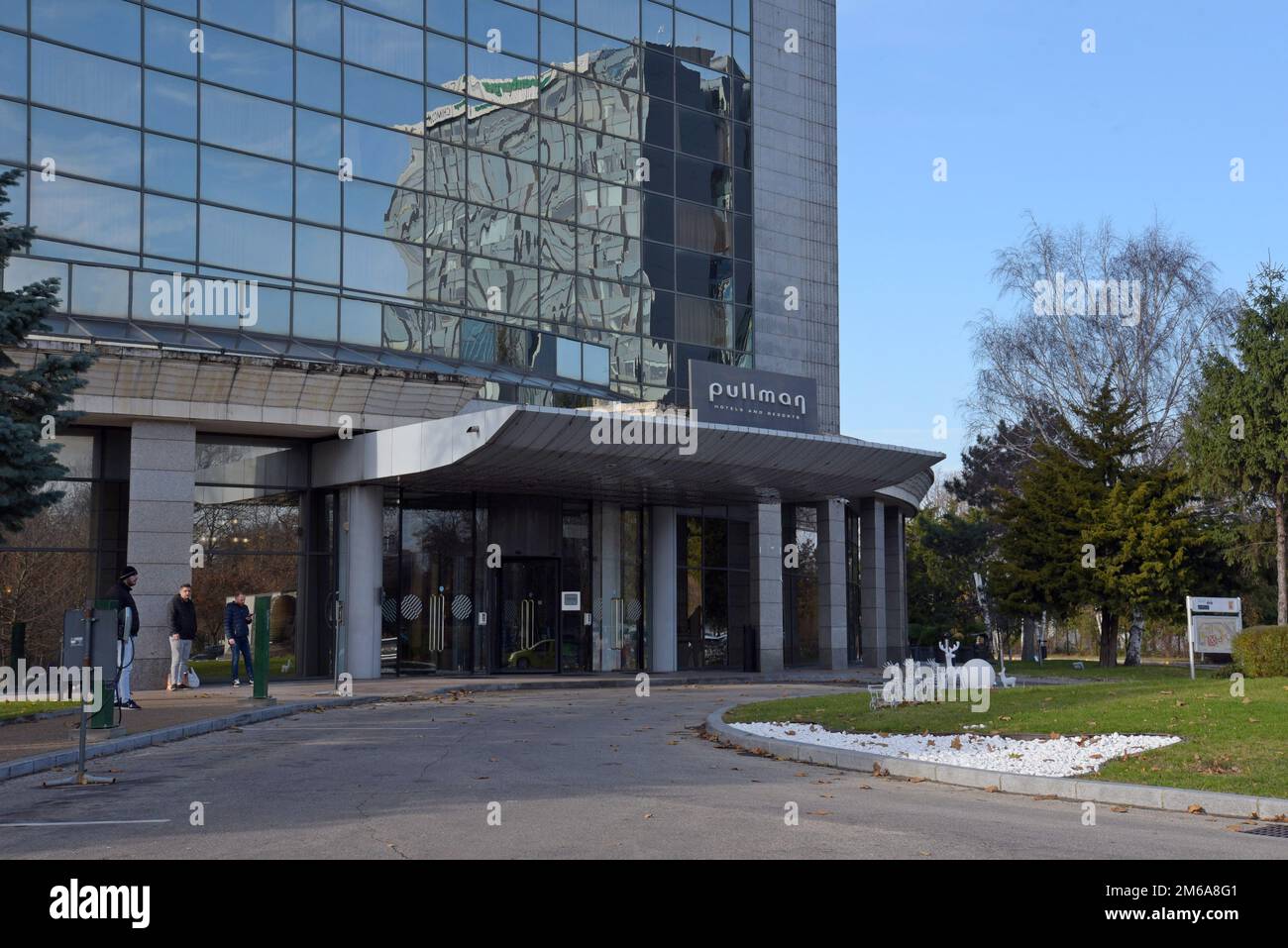 Pullman hotel and World Trade Centre, Bucharest, Romania Stock Photo ...