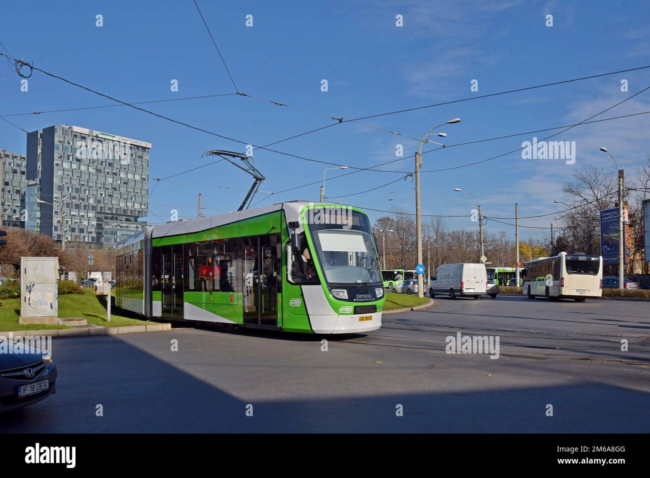 Tram bucharest romania trams hi-res stock photography and images - Alamy