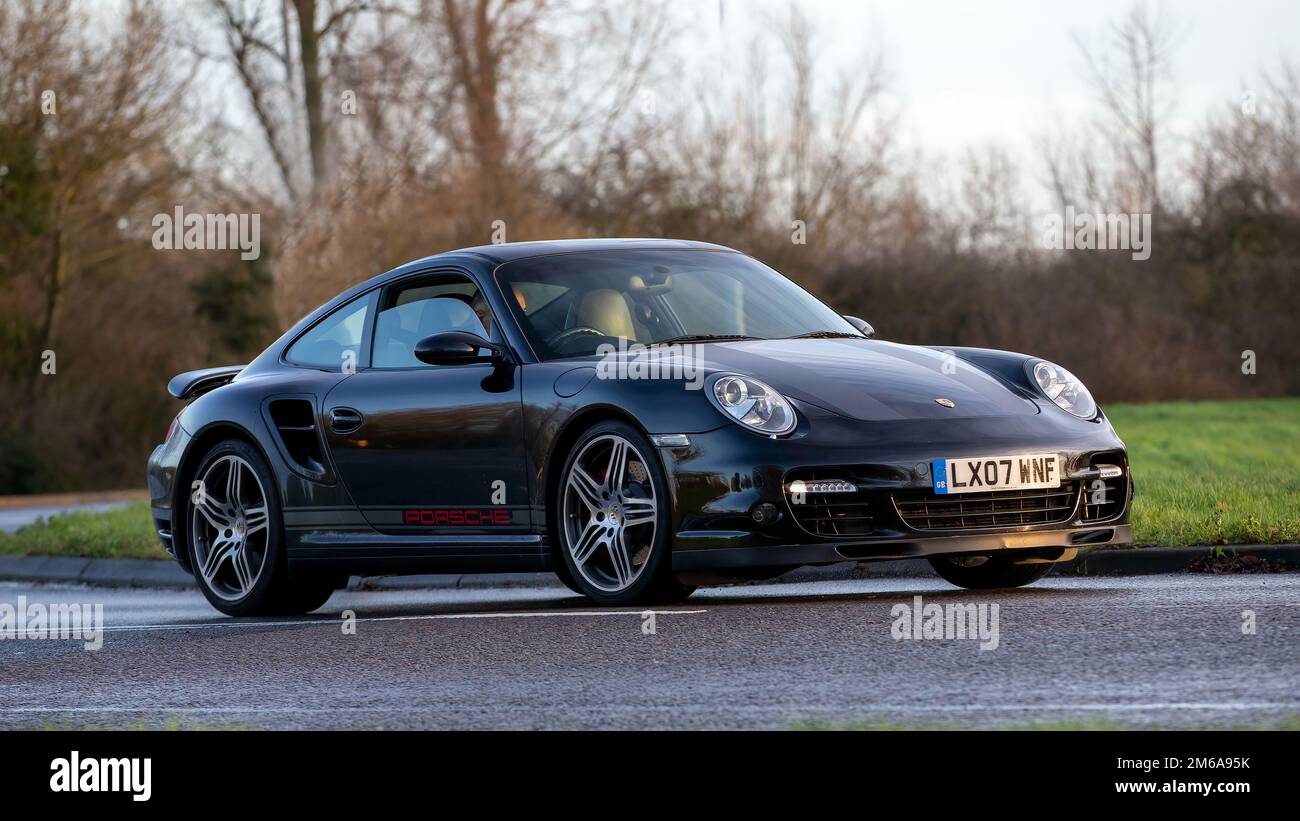 2007 black Porsche 911 Stock Photo - Alamy