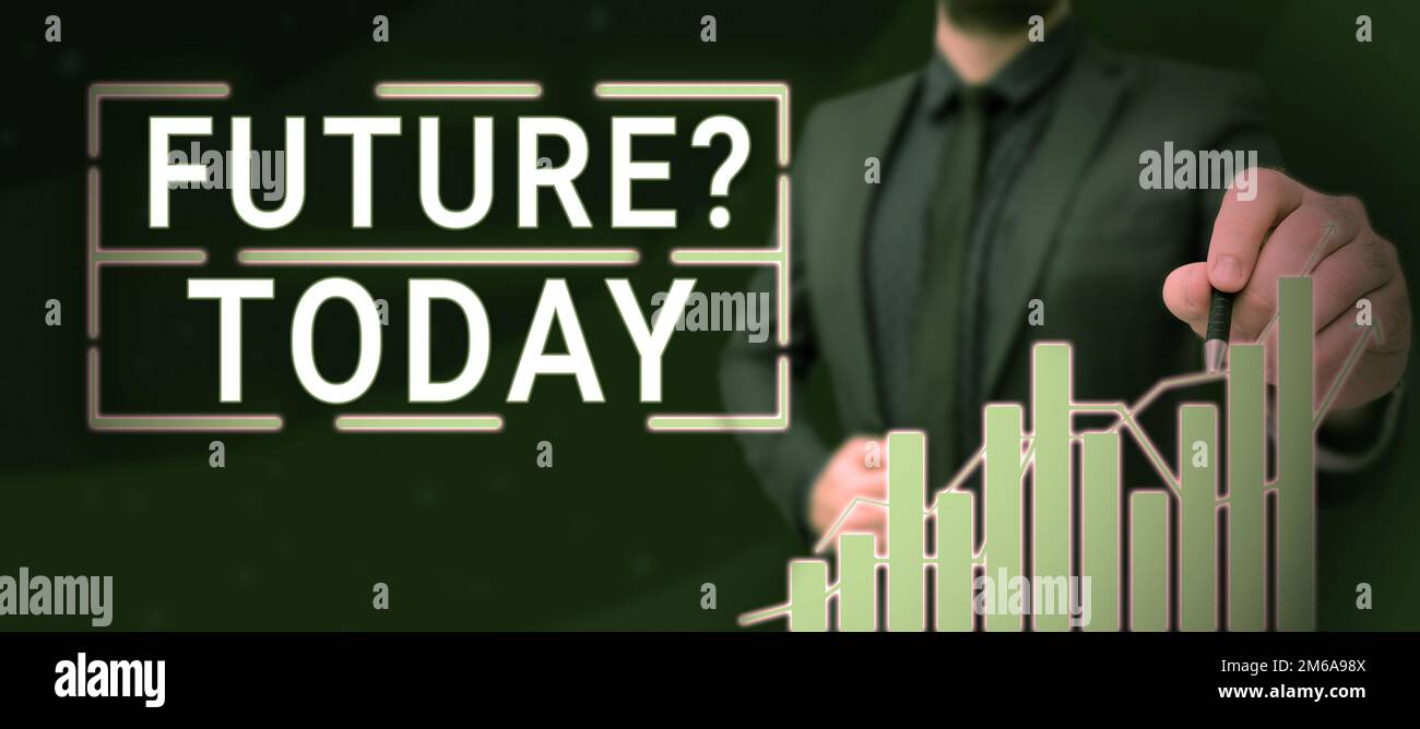 Text showing inspiration Future. Concept meaning Period of time ...