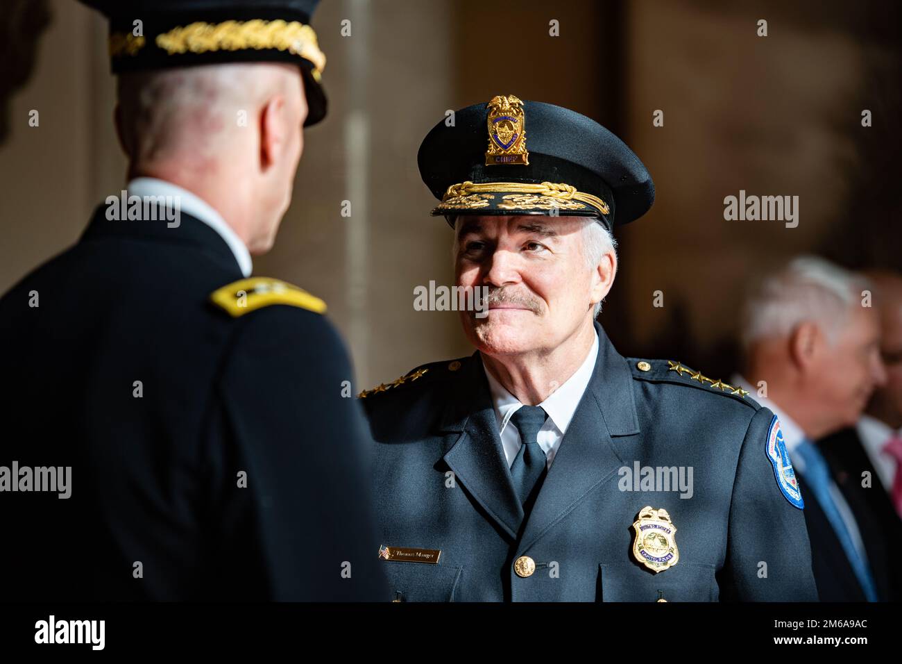 Maj. Gen. Allan M. Pepin (left), commanding general, Joint Task Force ...