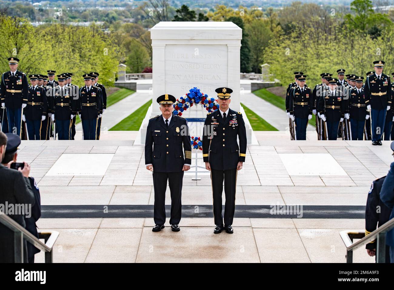 Maj. Gen. Allan M. Pepin (right), commanding general, Joint Task Force ...