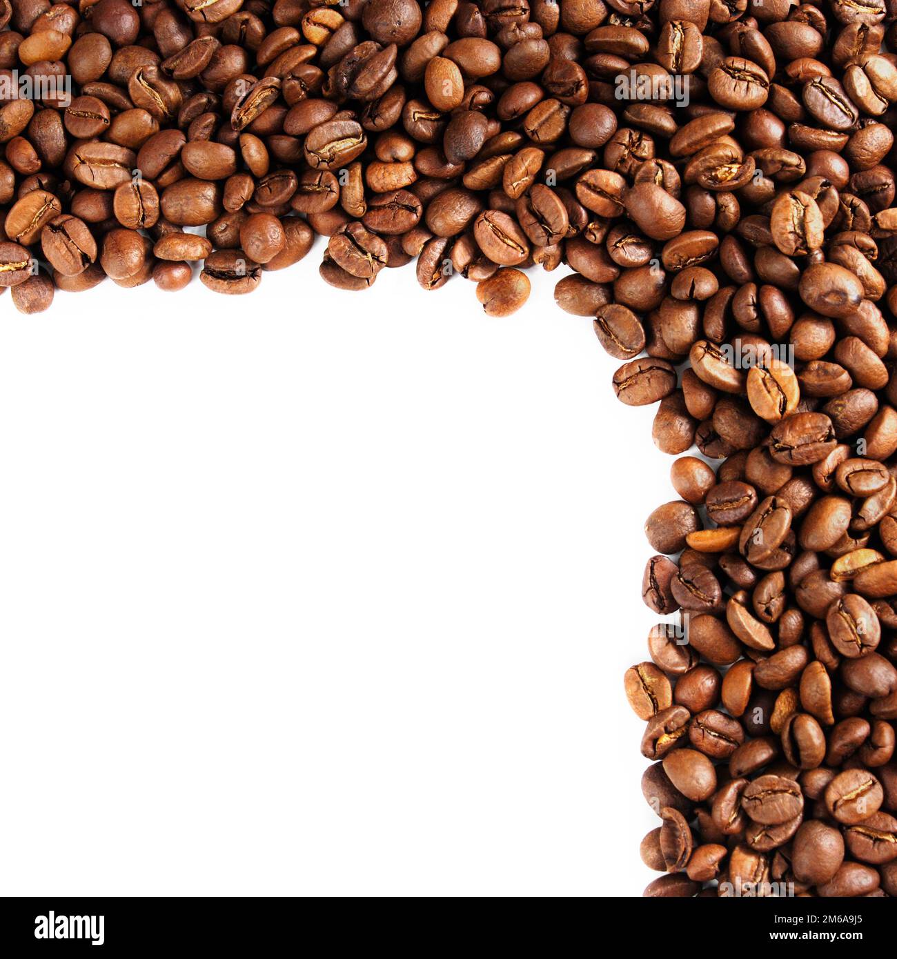 Coffee frame made coffee beans hi-res stock photography and images - Alamy