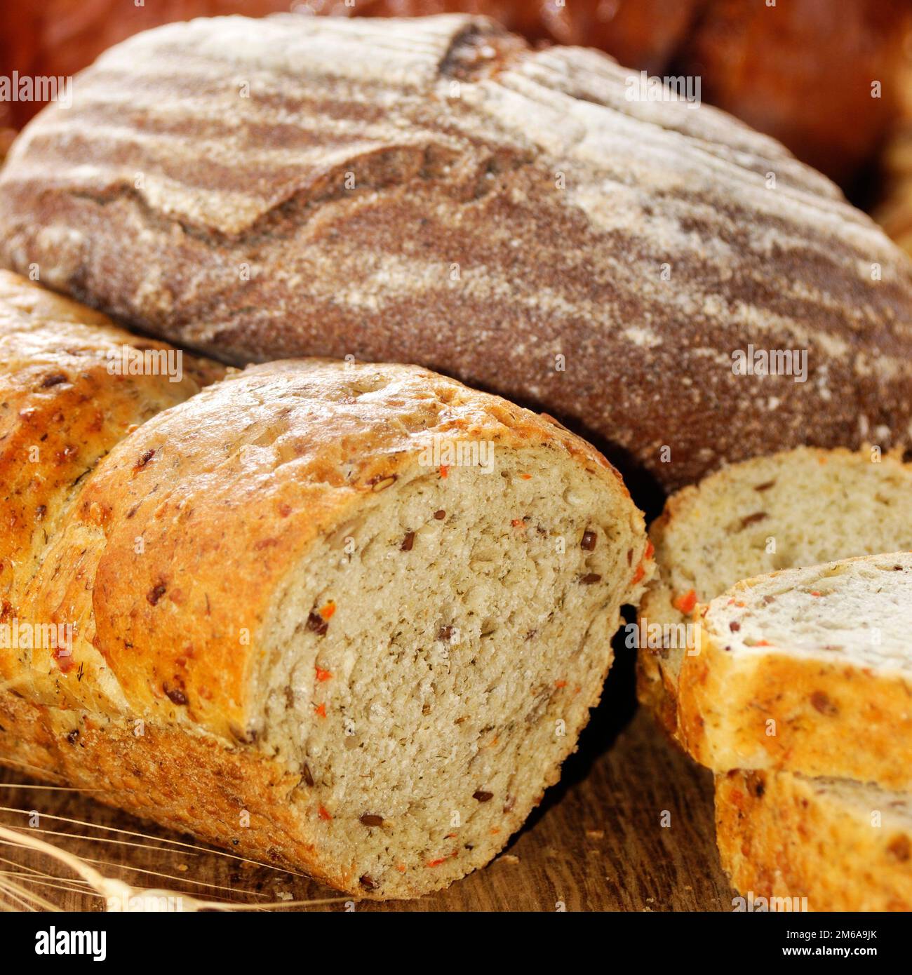 Different whole meal bread hi-res stock photography and images - Alamy