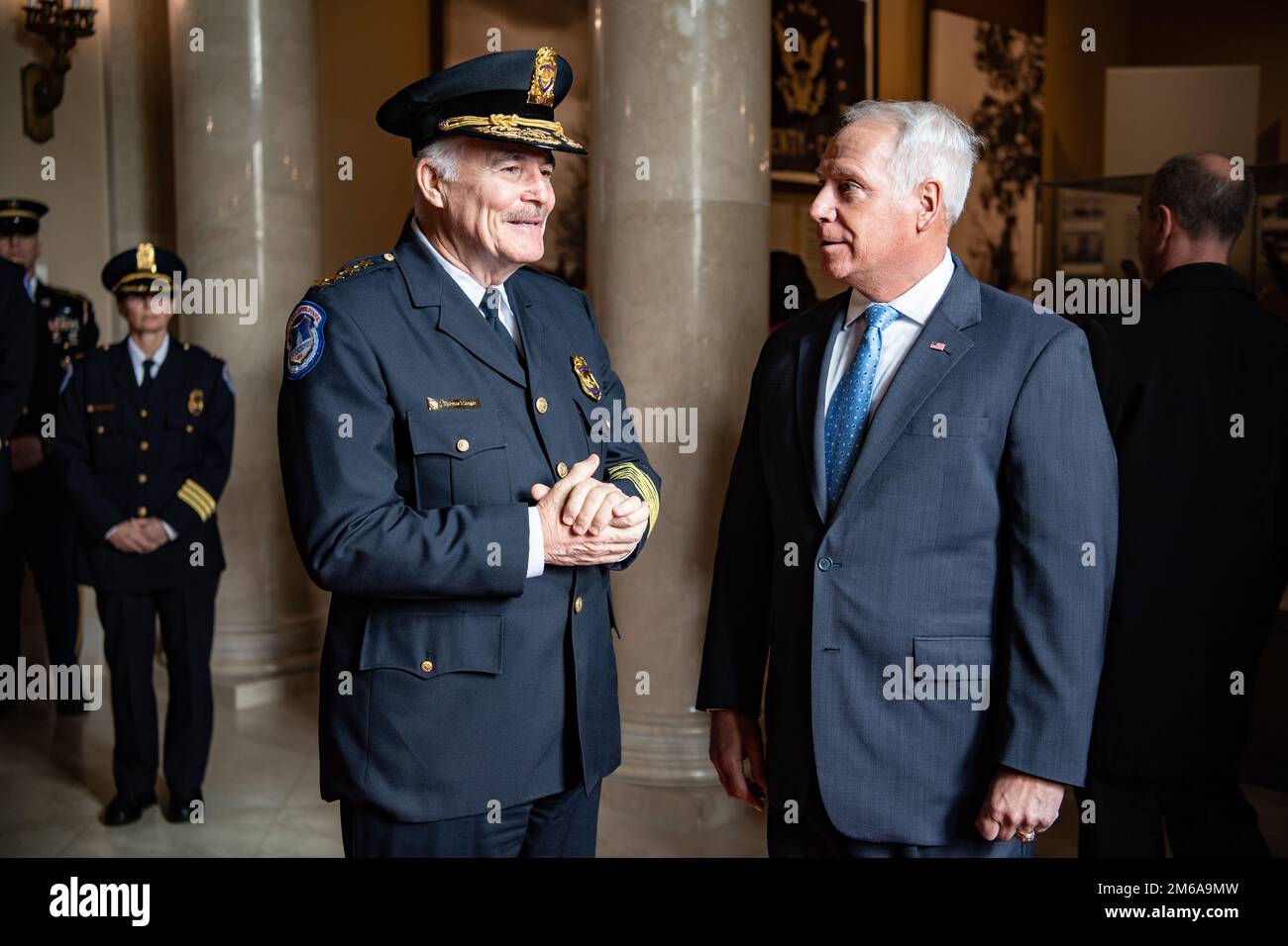 Charles R. Alexander, Jr. (right), superintendent, Arlington National ...