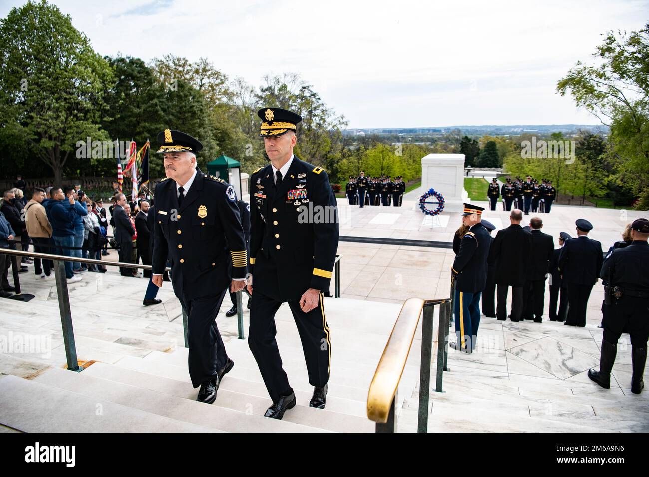 Maj. Gen. Allan M. Pepin (right), commanding general, Joint Task Force ...