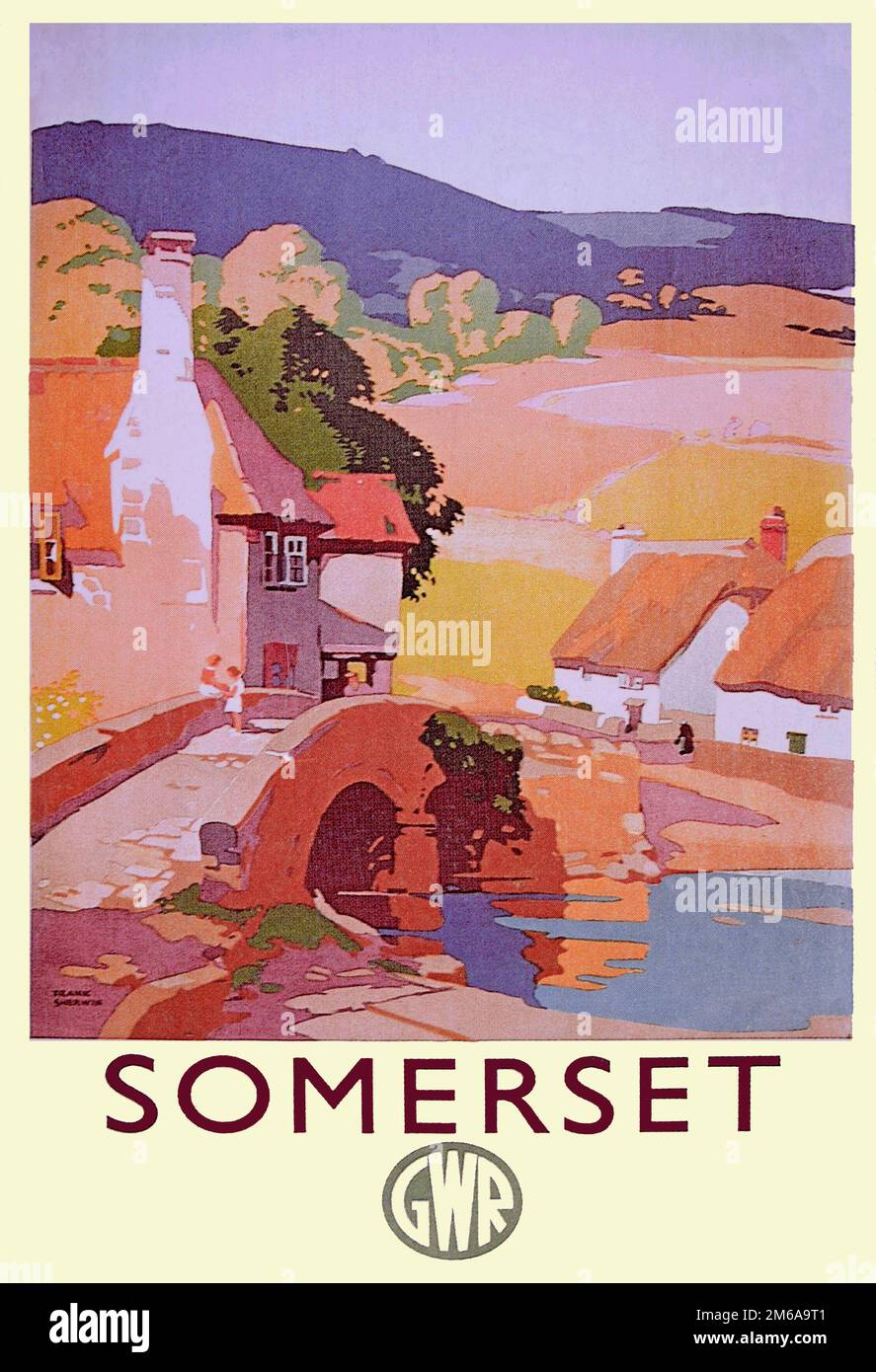 Great western railway poster hi-res stock photography and images - Alamy