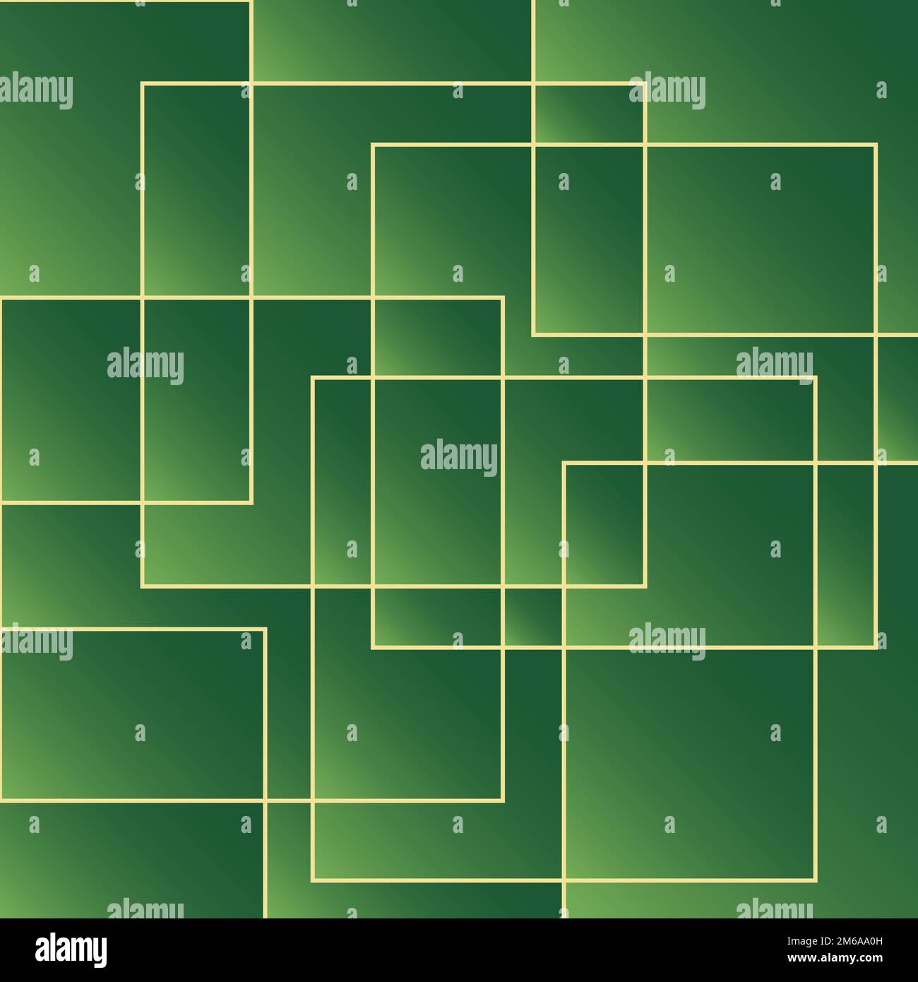 Green gradient background with geometric shapes. Vector template Stock ...