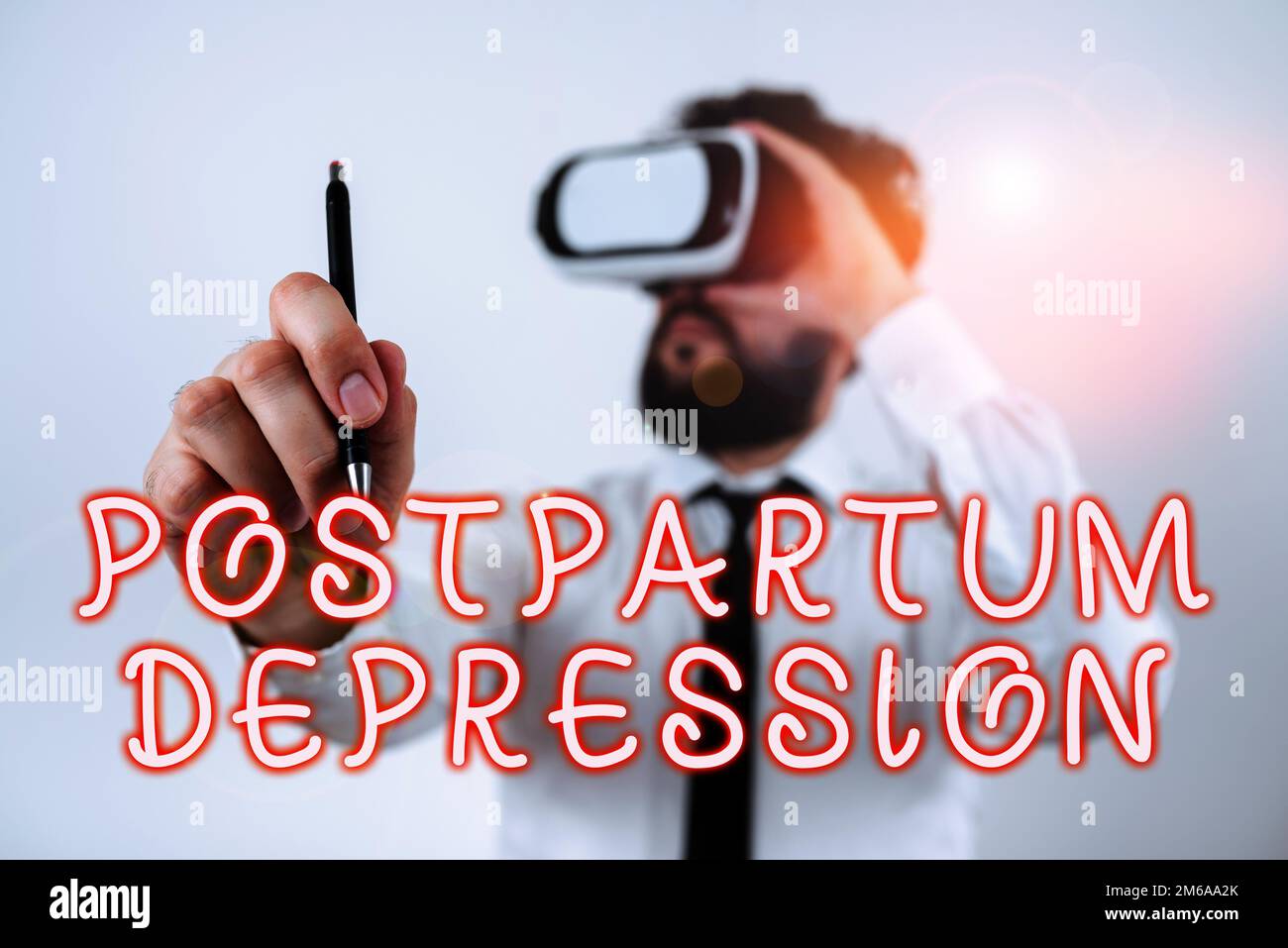 Handwriting text Postpartum Depression, Business concept a mood ...
