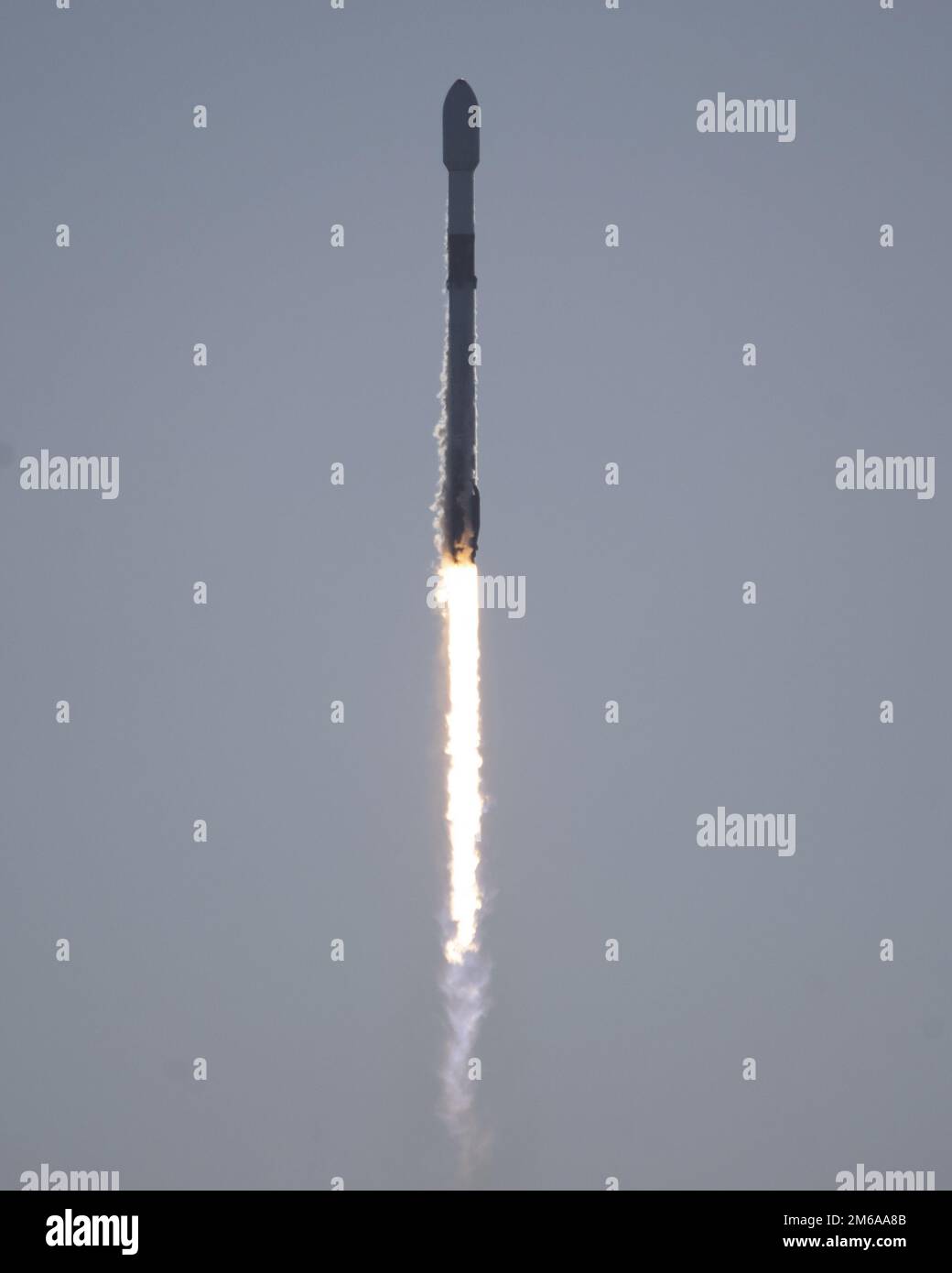For the first launch of 2023, a SpaceX Falcon 9 rocket launches the ...