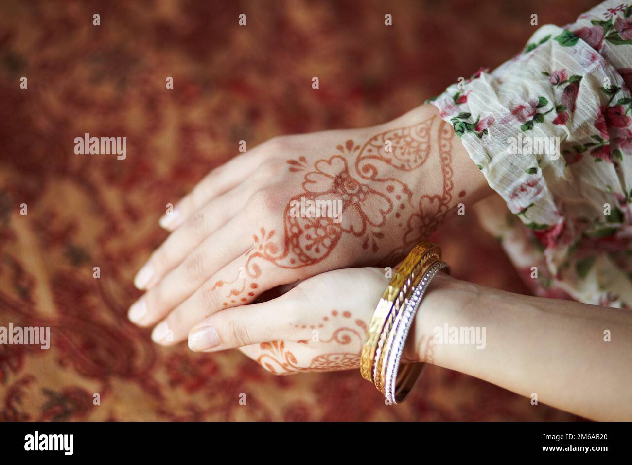 Mehandi design hi-res stock photography and images - Alamy