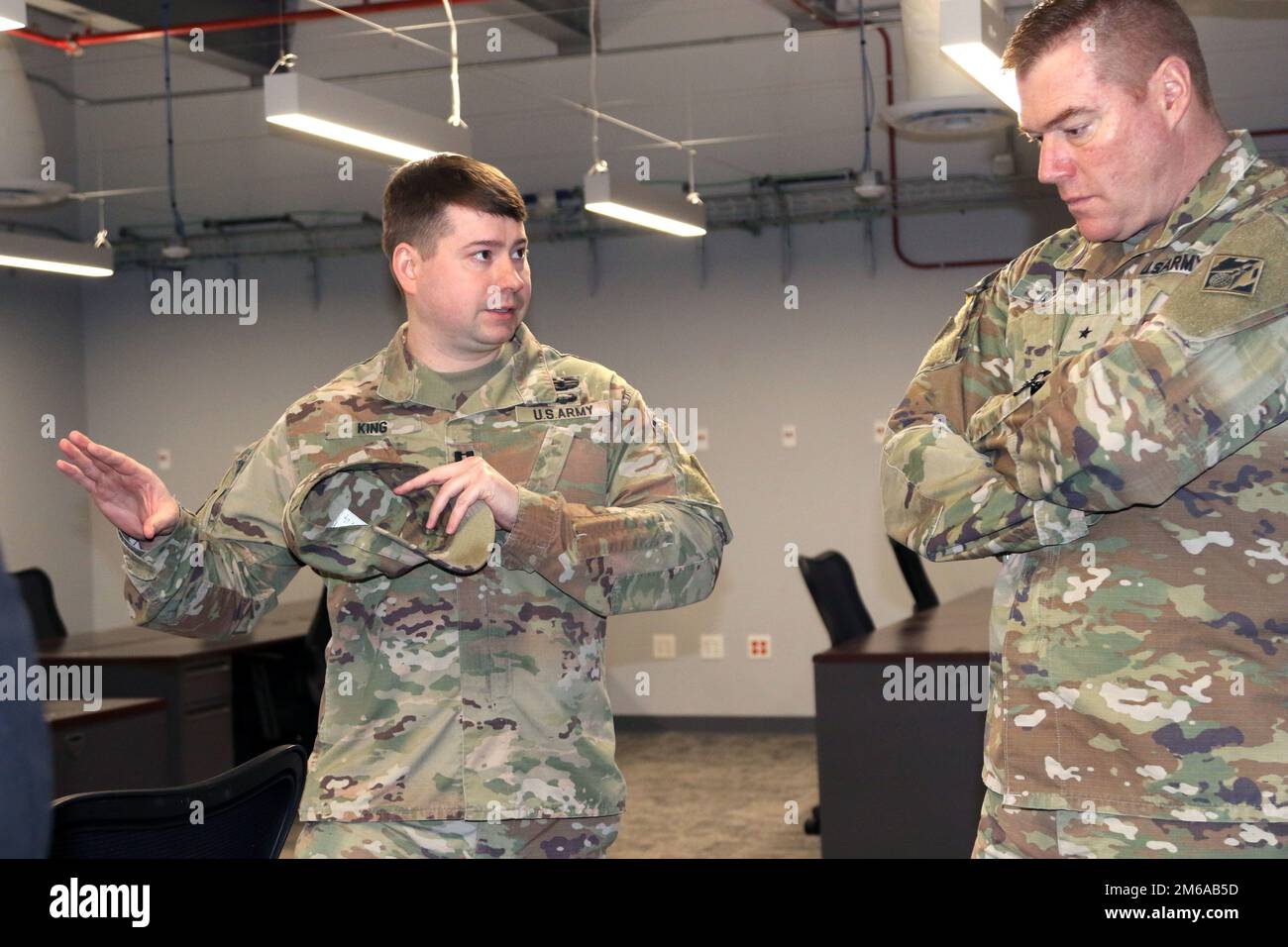 Capt. Bryan King, project engineer Tulsa District USACE, Tinker AFB ...