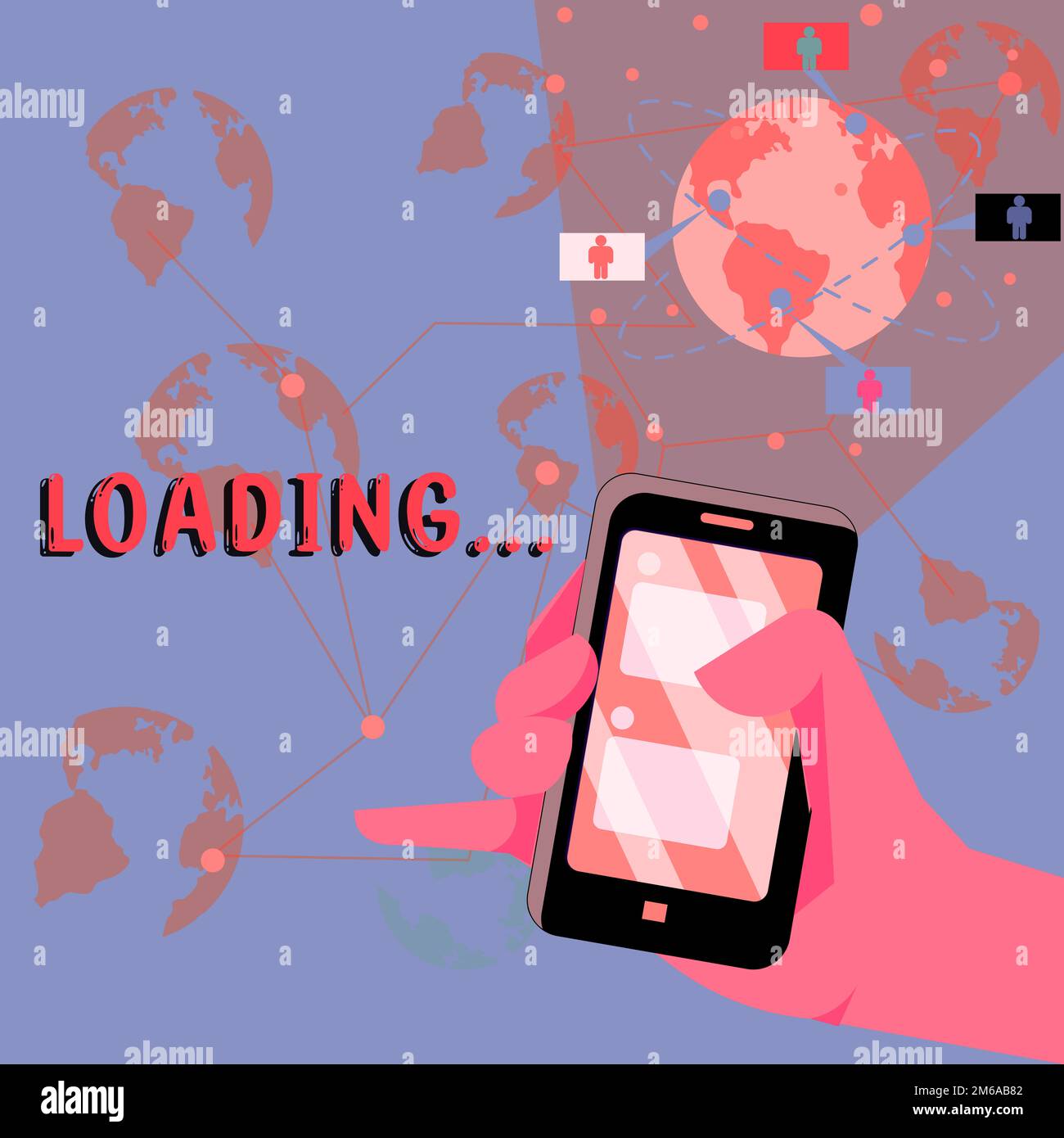 Text showing inspiration Loading. Business showcase time takes to ...