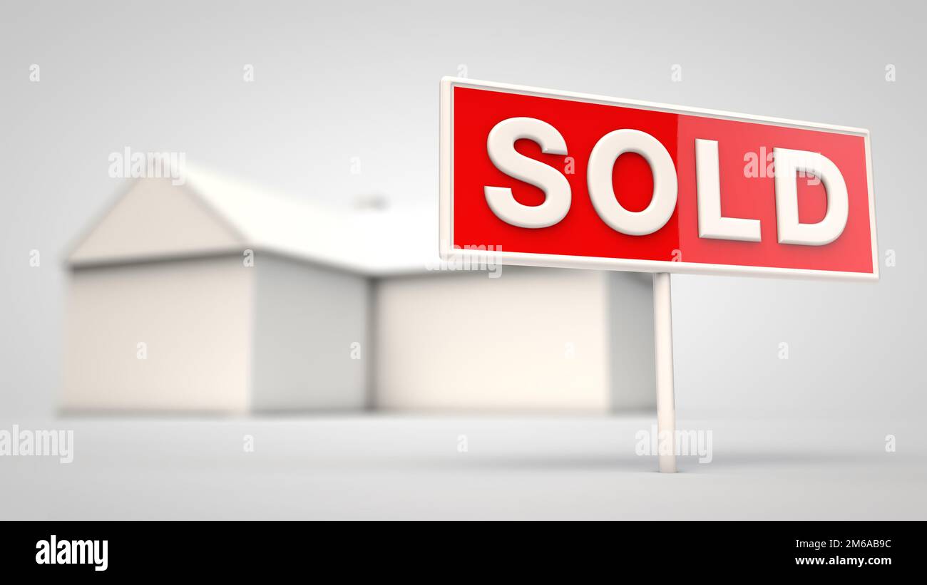 Sold signage hi-res stock photography and images - Alamy