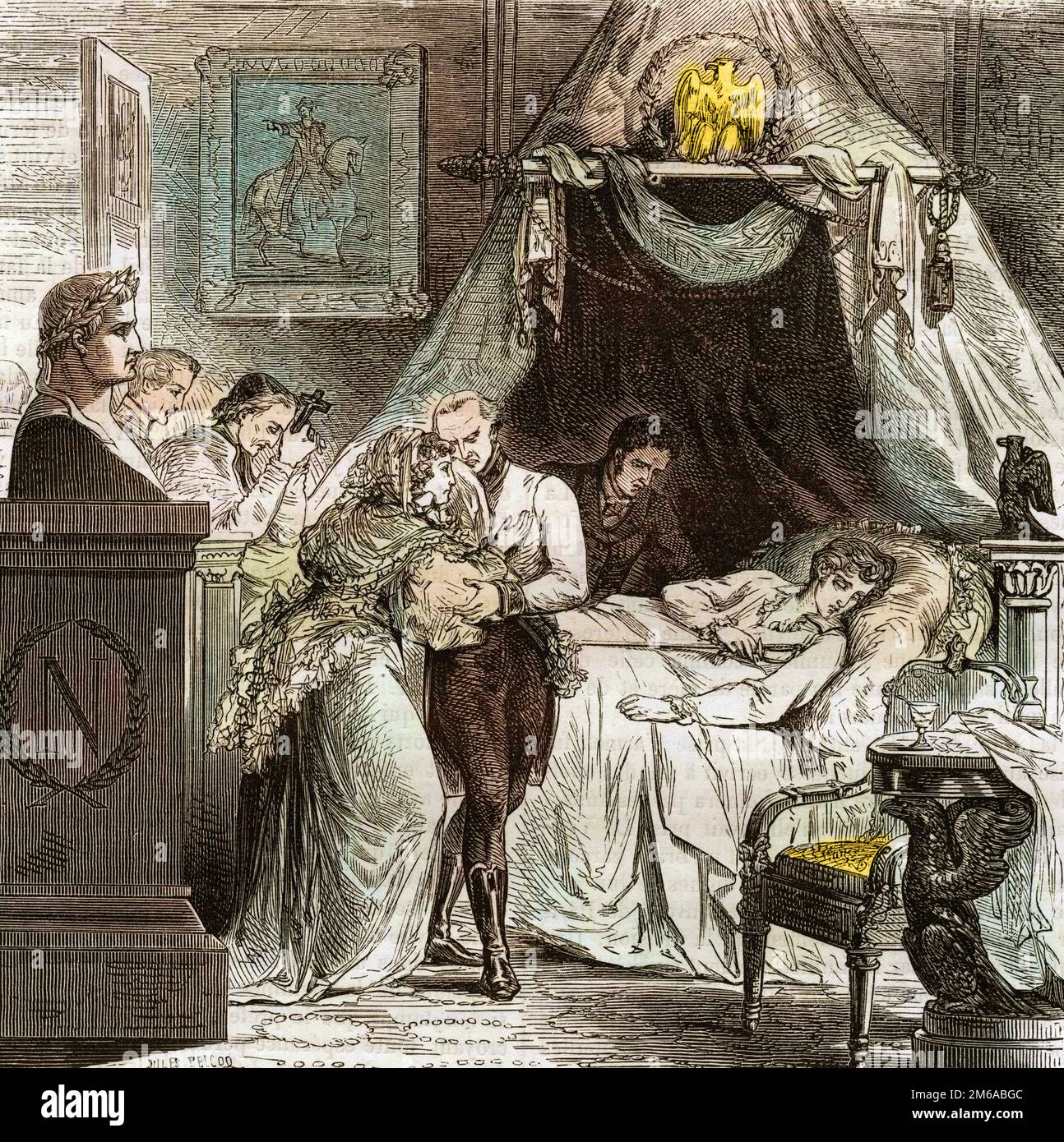 Mort de Napoleon II, fils de Napoleon Ier, duc de Reichstadt (1811-1832 ...