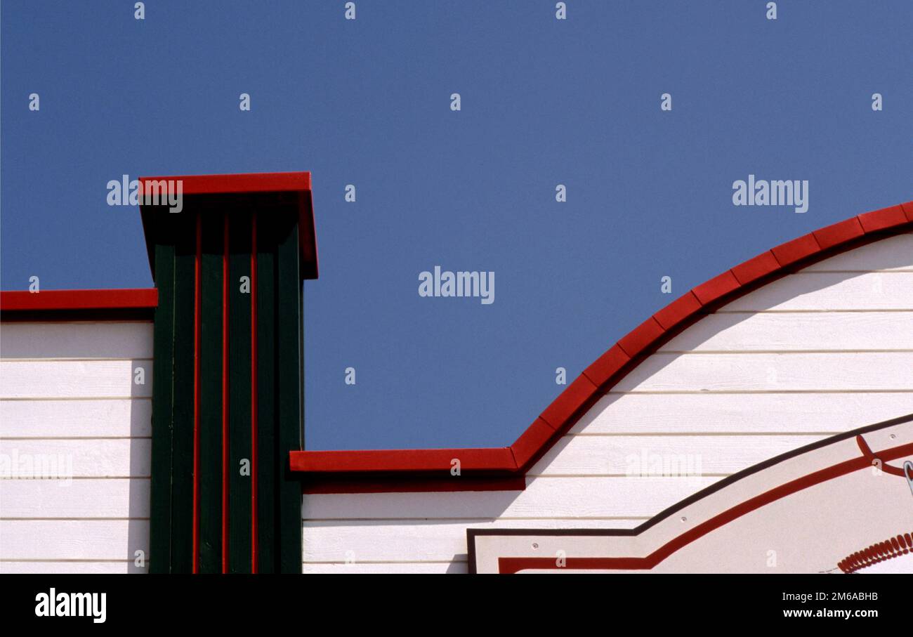 Wood architecture at Alaska Stock Photo - Alamy