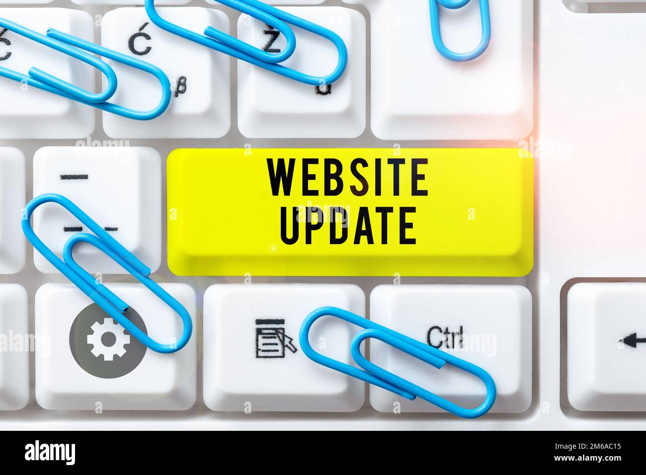 Sign displaying Website Update. Business idea keeping the webpage and content up to date and ...