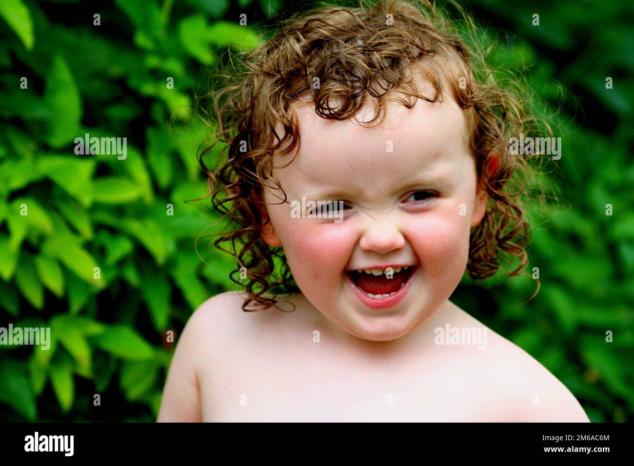 Laughing girl 001 Stock Photo - Alamy