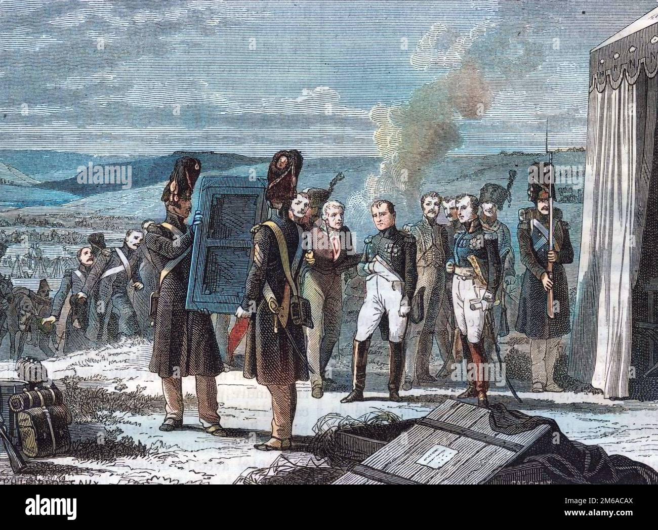 On the eve of the Battle of Borodino, 7 September 1812 : Napoleon ...