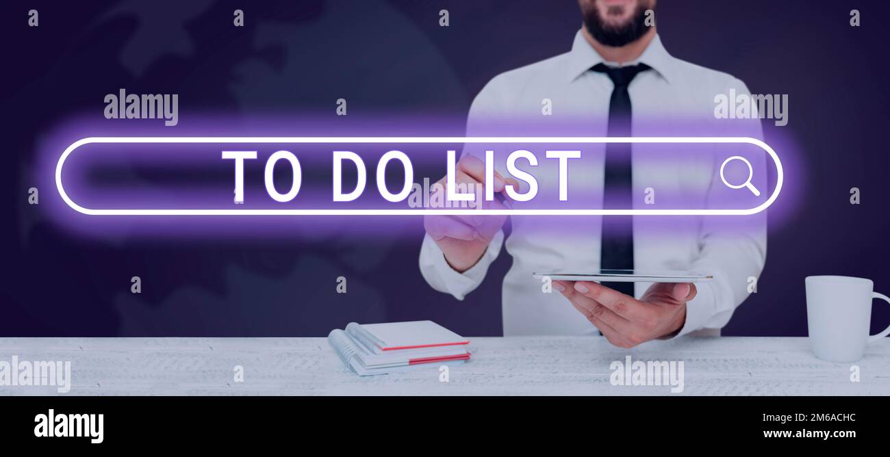 Inspiration showing sign To Do List. Word for A structure that usually ...