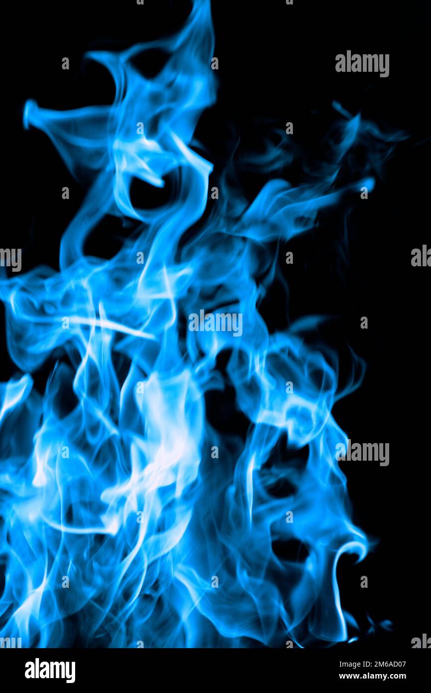 Green And Blue Flames